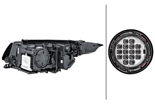 HELLA Bi-Xenon Headlight Right Fits LAND ROVER Range Suv LR048058 | eBay