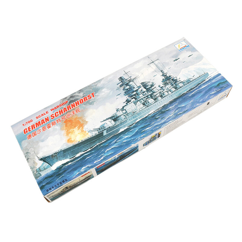 Hobbyboss 80917 1:700 SCALE WARSHIP GERMAN SCHARNHORST cruiser model ...