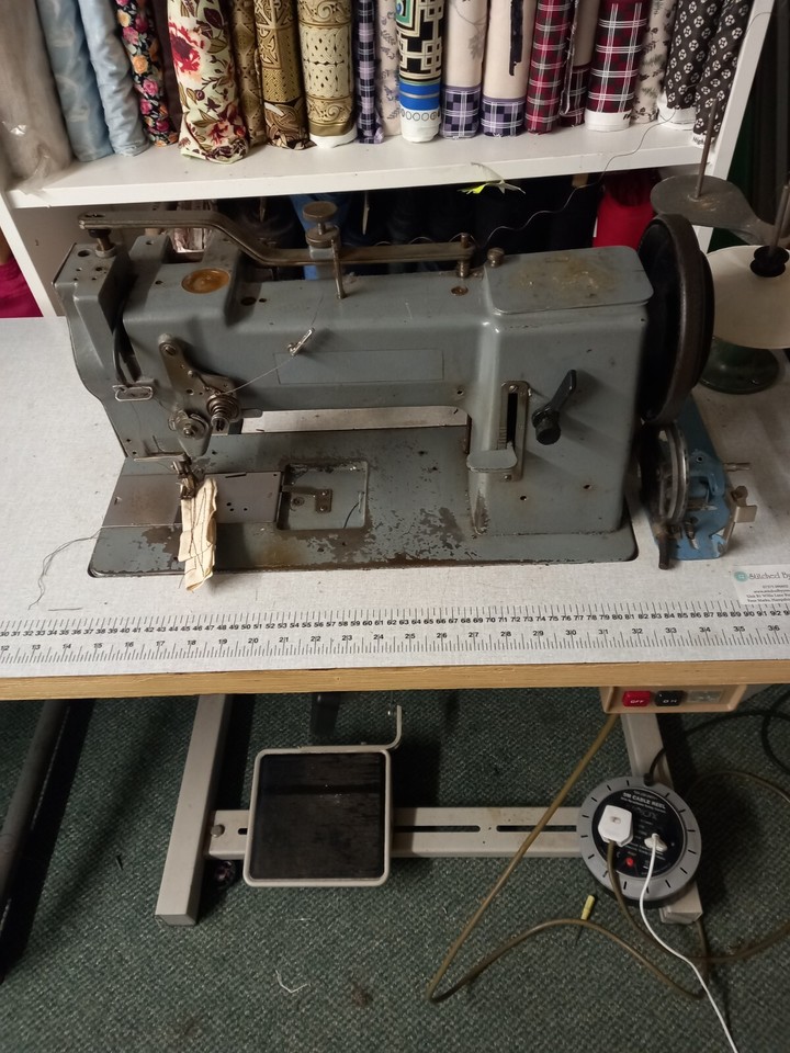 ADLER WALKING FOOT LARGE BOBIN INDUSTRIAL SEWING MACHINE | eBay UK