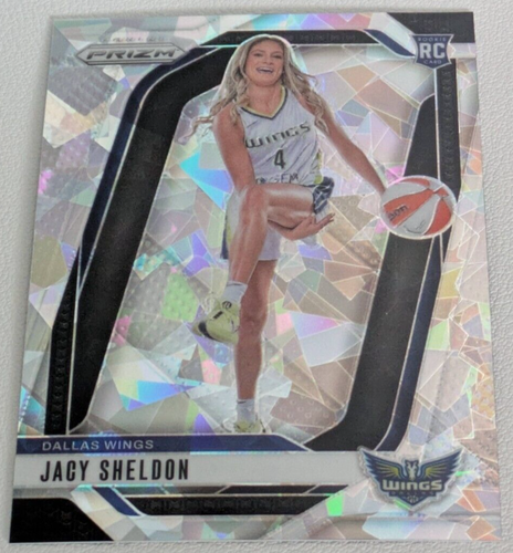 Jacy Sheldon 2024 Panini Prizm WNBA Cracked Ice Rookie RC Variation ...