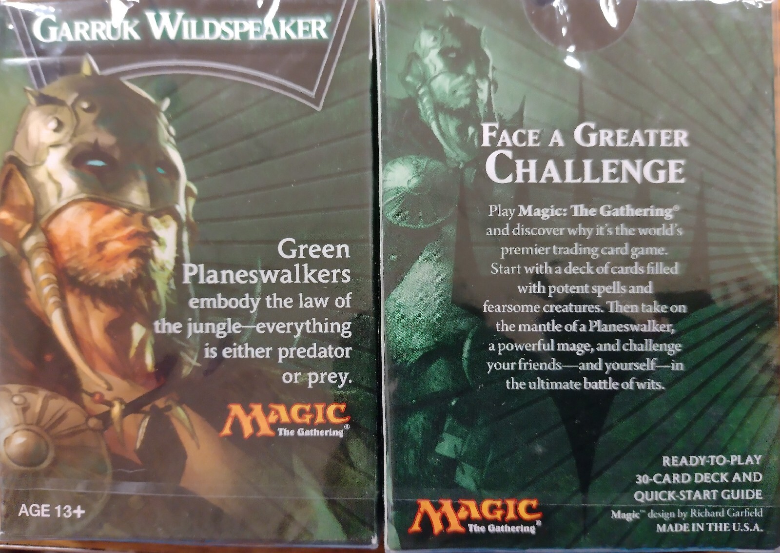 MTG M13 Sample Deck -Garruk Wildspeaker -Green Planeswalkers | eBay
