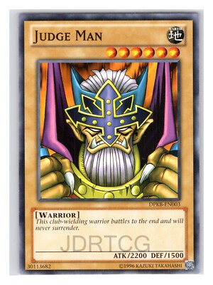YuGiOh TCG DPKB-EN003 Judge Man | eBay