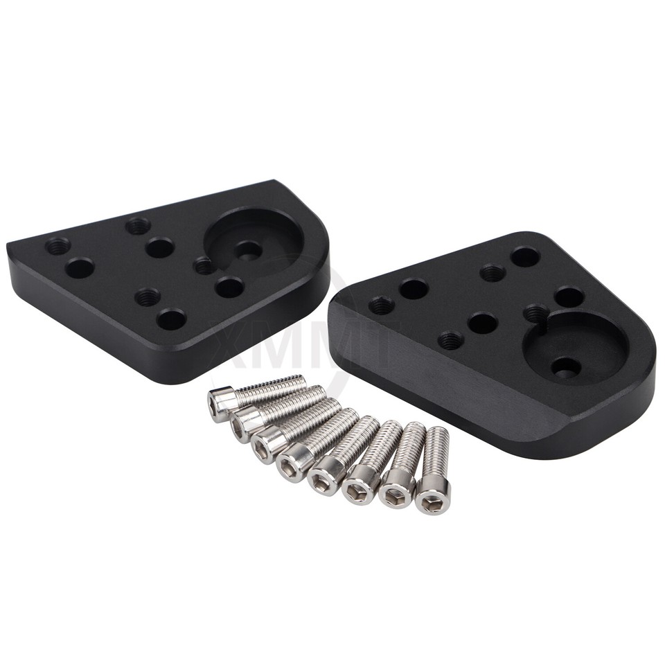 BLK 1" Handlebar Risers Extender Adaptors Lift Kit For BMW R1100R ...