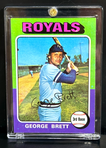 1975 TOPPS GEORGE BRETT ROOKIE RC #228 KANSAS CITY ROYALS K.C. GREAT ...