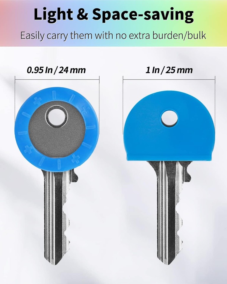 16-Pack Colorful Plastic Key Cap Tags & Identifier Covers 2 Styles | eBay