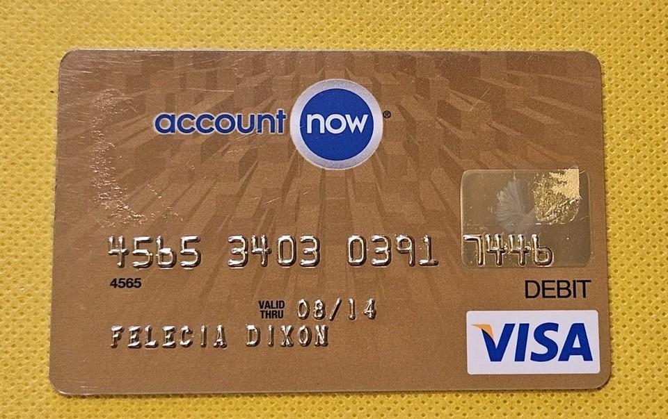 Account Now Visa Credit Card ~ Exp 2014 ~ our item #CCB91 | eBay