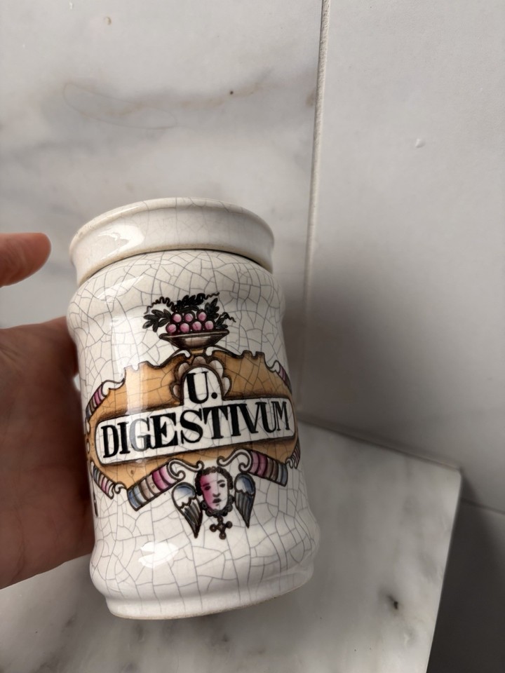 Stunning Italian Pharmacy Jar Vintage ceramic | eBay Australia