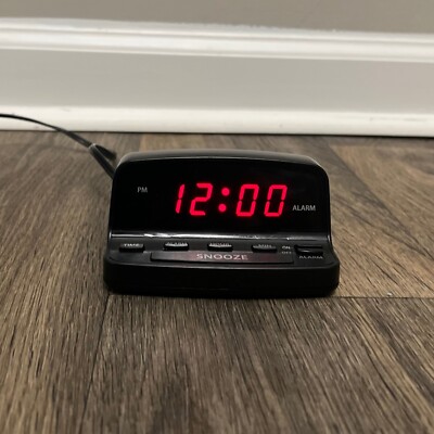 Sharp Model SPC051 Small Digital Alarm Clock Backup Battery - Black | eBay