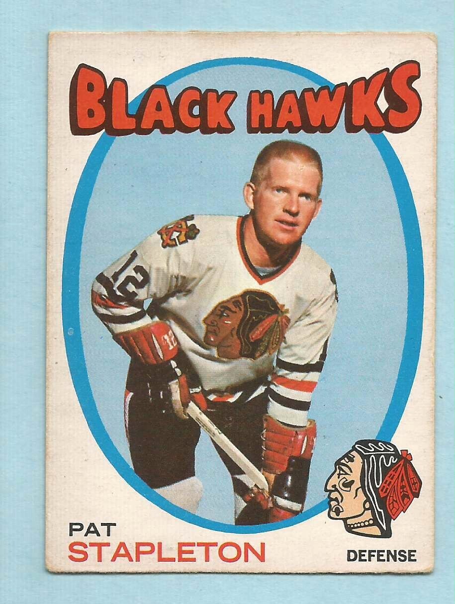 1971-72 OPC O-Pee-Chee Hockey Pat Stapleton #25 Chicago Black Hawks EX ...
