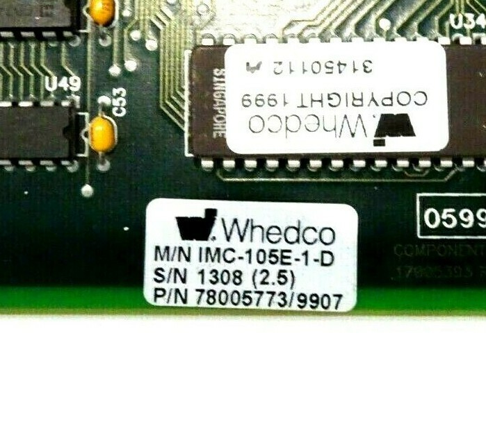 USED WHEDCO 78005773 /9907 DRIVE BOARD 780057739907 | eBay