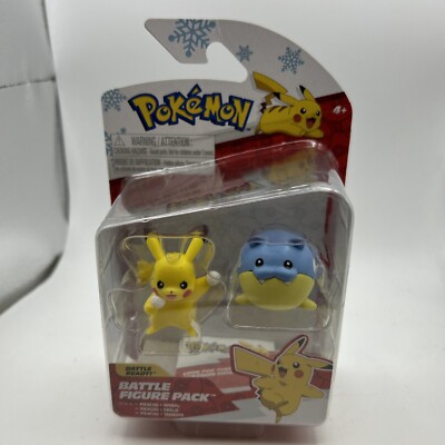 Pokemon Battle Figure Pack Pikachu with Snowball and Spheal BRAND NEW ...