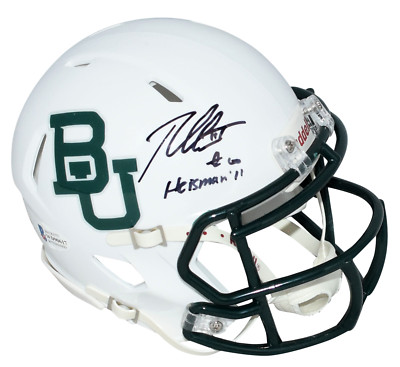 ROBERT GRIFFIN III RG3 SIGNED BAYLOR BEARS SPEED MINI HELMET BECKETT W ...
