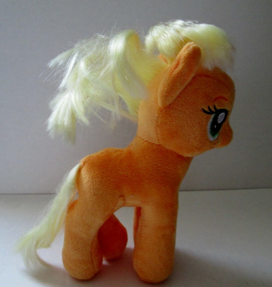 My Little Pony Plush Applejack Stuffed Animal Orange Horse 7" | eBay