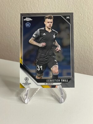 Sebastien Thill ROOKIE 2021-22 Topps Chrome UEFA Champions League UCL ...
