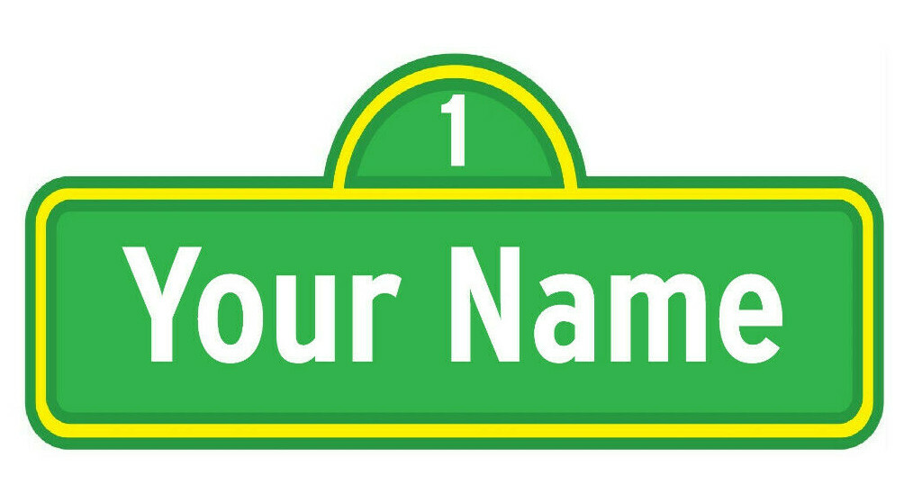 Sesame Street Sign Editable Sesame Street Sign Template 10 Free PDF