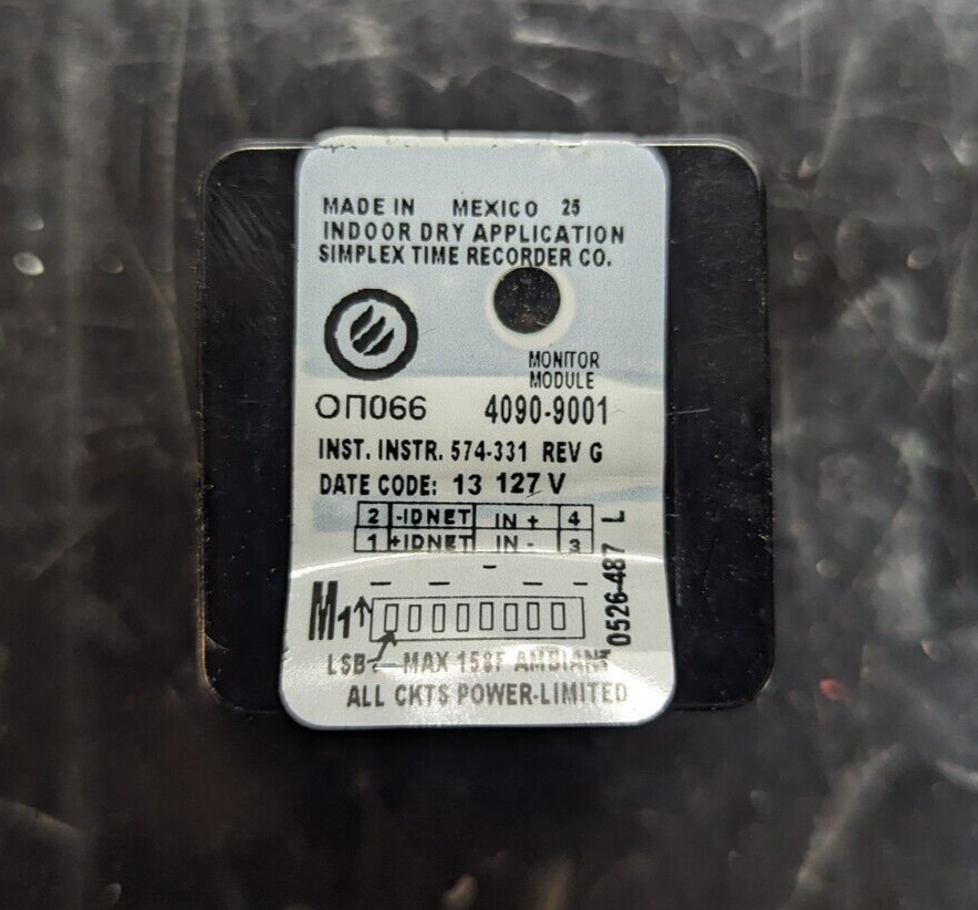 SIMPLEX 4090-9001 IDNET SUPERVISED IAM MODULE | eBay