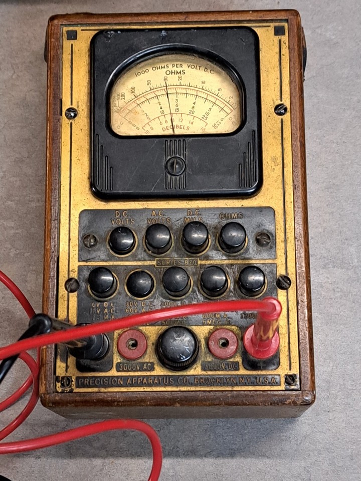 Vintage Working Precision Apparatus Co. Meter Series 870, Ham Radio ...