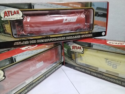 ATLAS HO ACF 4650 3 BAY CENTERFLOW COVERED HOPPER ELDER,TSB,TPWX 3 | eBay