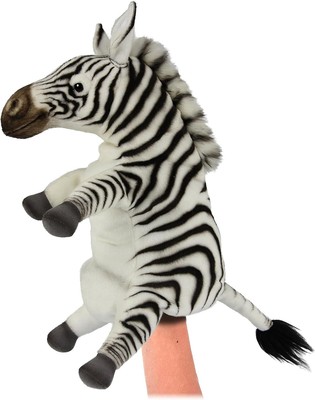HANSA BH8470 Zebra Hand Puppet Stuffed animal Plush Doll | eBay