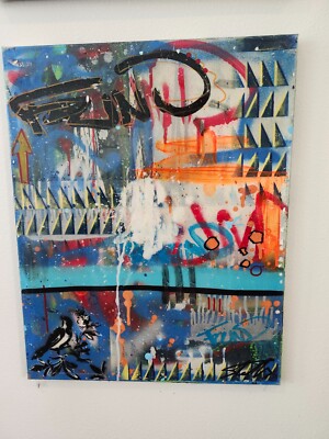 Michael Shellis Original Garage Art Painting, Acrylic on Canvas | eBay