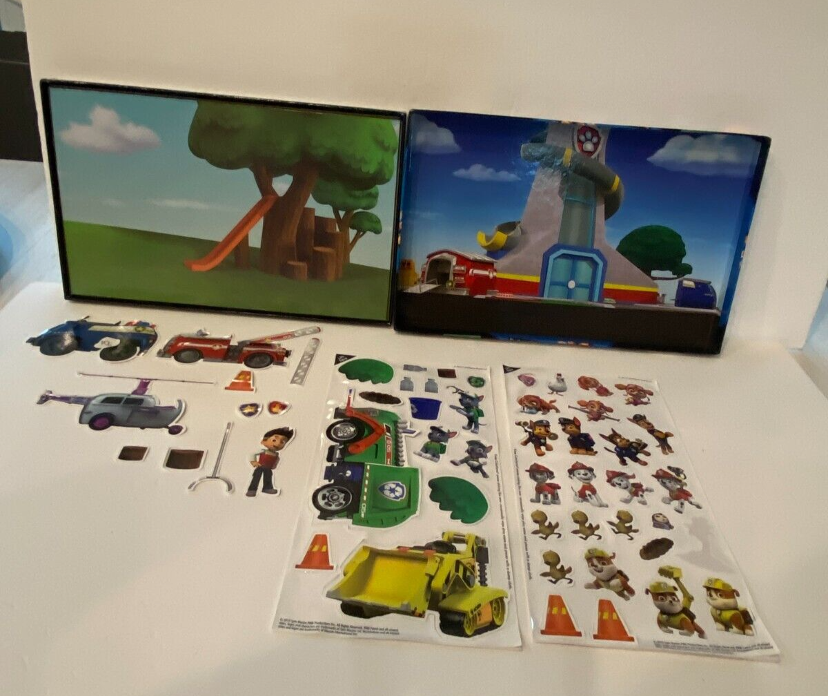Paw Patrol Colorforms Rescue Mission Re-Stickable Set 2 Scenes 52 ...