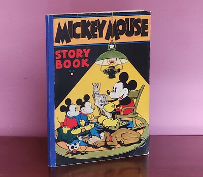1931 FIRST EDITION, MICKEY MOUSE STORY BOOK BY WALT DISNEY PUB. BY ...