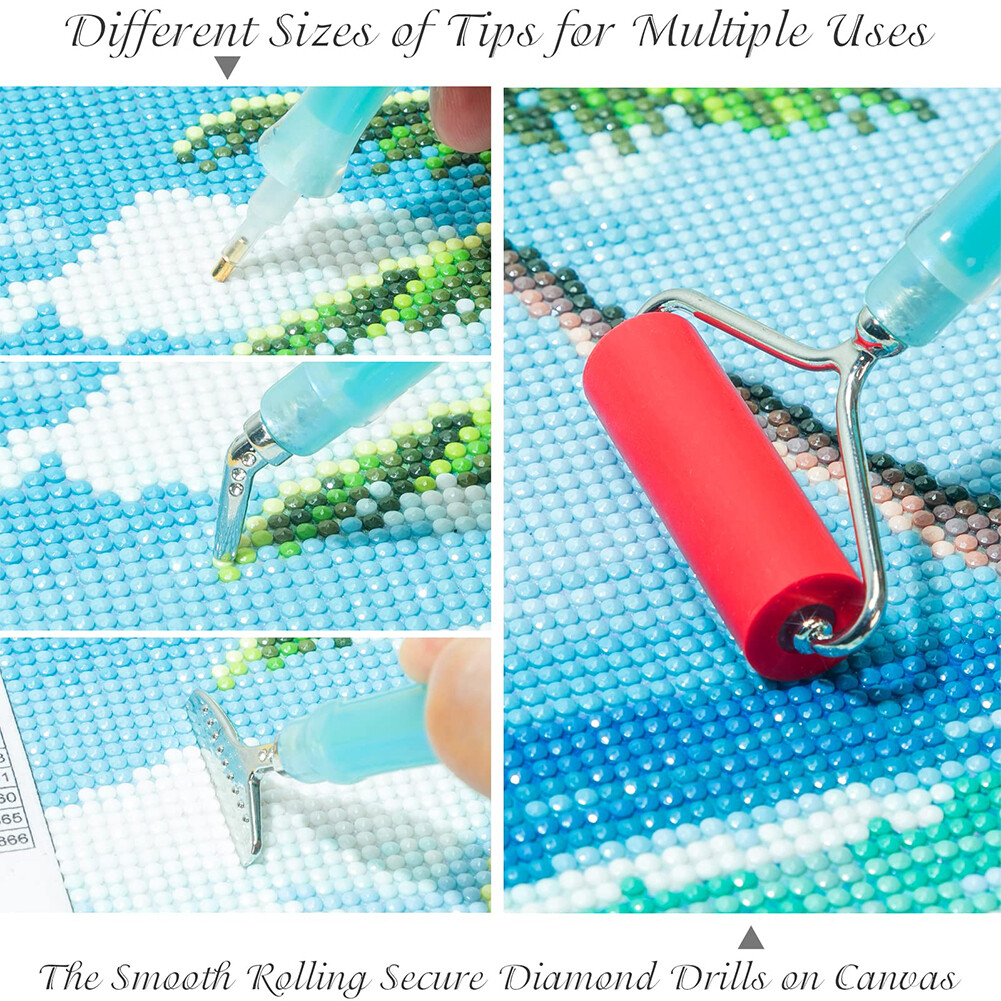 DIY Diamonds Painting Roller Art Crafts Mosaic Roller Handmade Tools ...