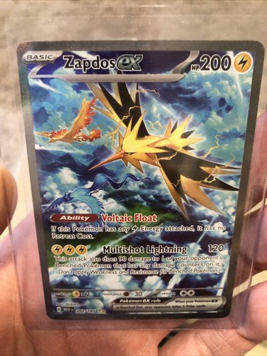 Zapdos ex 202/165 Sv: Scarlet & Violet 151 Holo | eBay