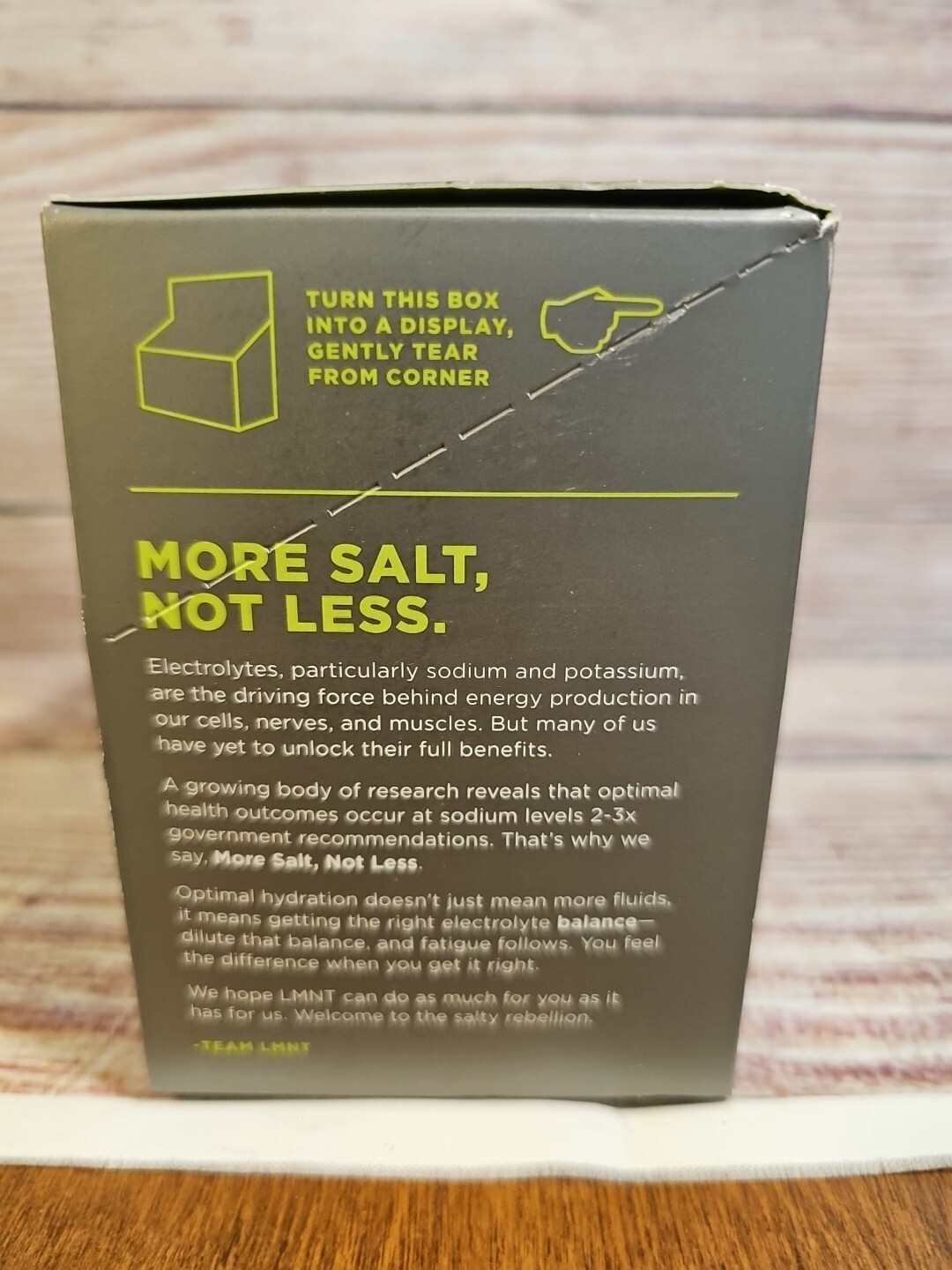 LMNT Recharge Electrolyte Drink Mix with Citrus Salt Flavour, 30x6g ...