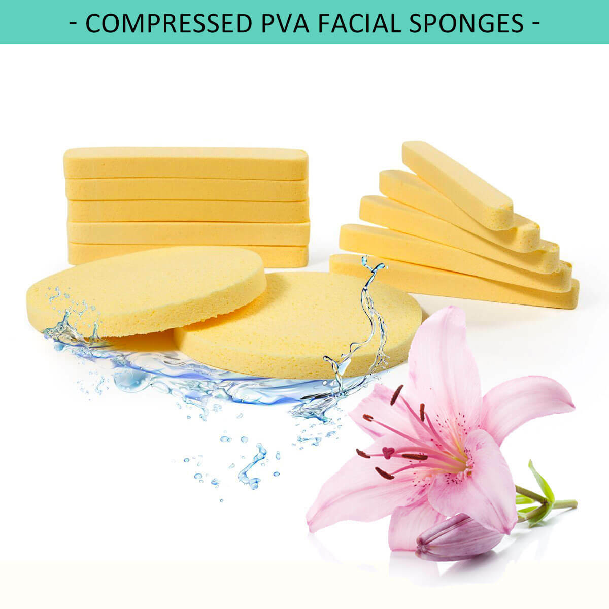 240 Pcs Compressed PVA Facial Cleansing Sponges for Salon and Spa ...