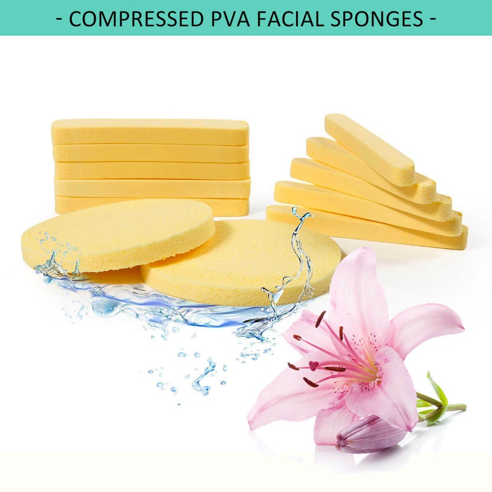 240 Pcs Compressed PVA Facial Cleansing Sponges for Salon and Spa ...