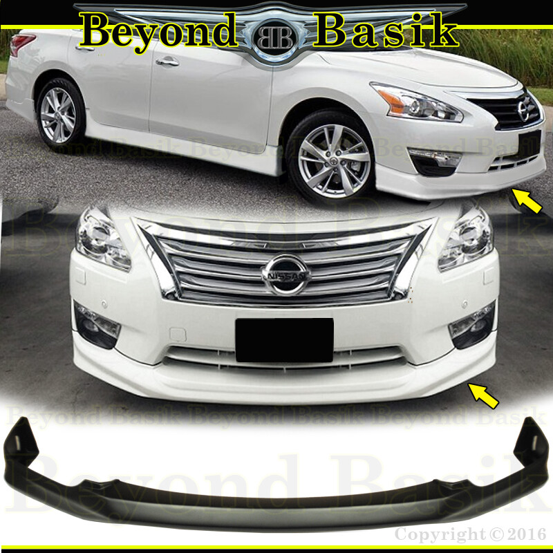 For 2013-2015 NISSAN ALTIMA Front+Rear Bumper Chin lip+Side Skirts 4pc ...