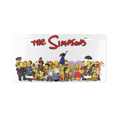 The Simpsons TV Show License Plate | eBay