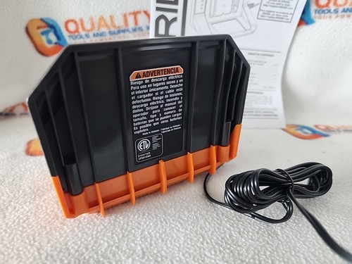New RIDGID R86093 18 Volt Lithium Ion Compact Battery Charger | eBay