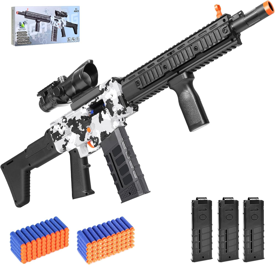 Realistic Sniper Rifle Toy Guns for Nerf Guns Bullets, Electric Foam ...