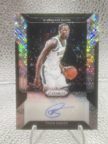 2018-19 PANINI PRIZM THON MAKER ROOKIE DISCO PRIZM AUTO MILWAUKEE BUCKS ...