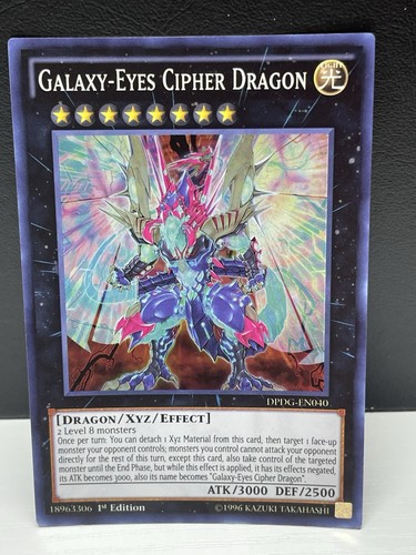 Galaxy-Eyes Cipher Dragon - DPDG-EN040 - Super Rare 1st Edition NM | eBay