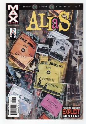 Marvel MAX Comics Alias (2001) #7 Jessica Jones Bendis Gaydos Mack VF ...