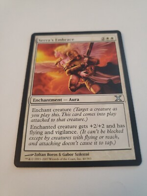 MTG Serra's Embrace Tenth Edition 40/383 Regular Uncommon | eBay
