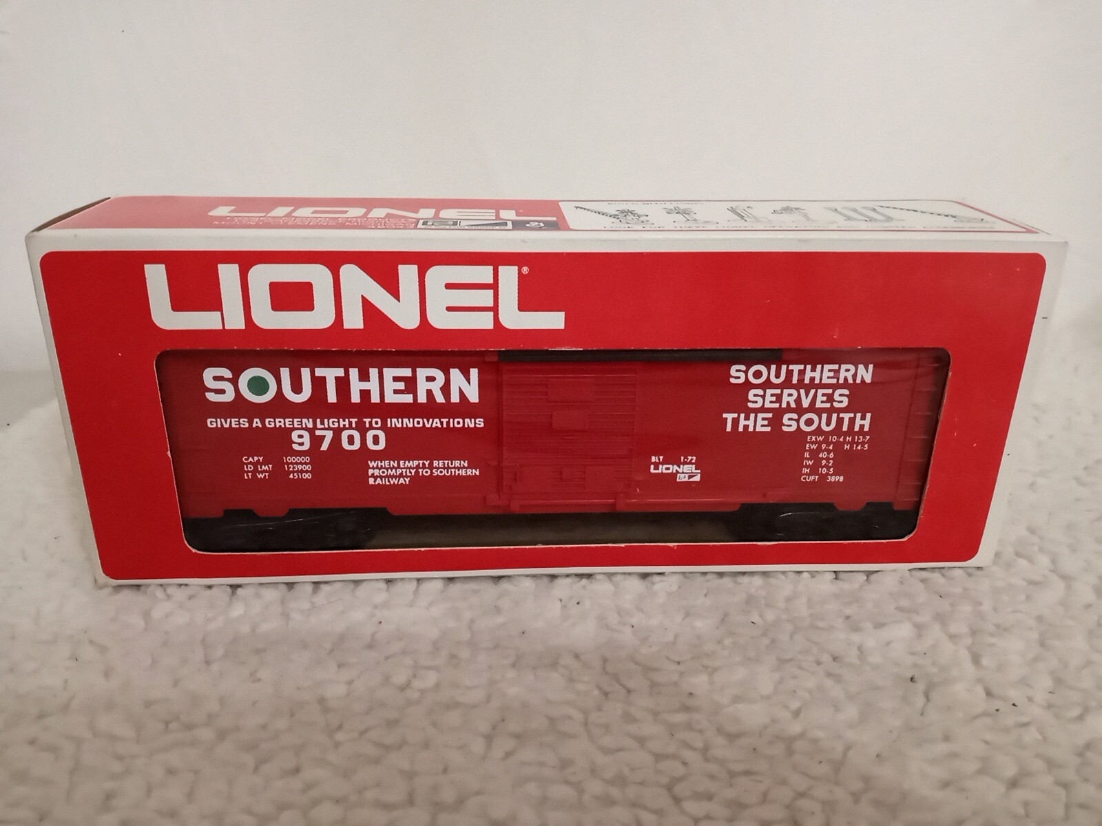 Lionel~6-9700~Southern Serves The South~Boxcar~O Gauge | eBay