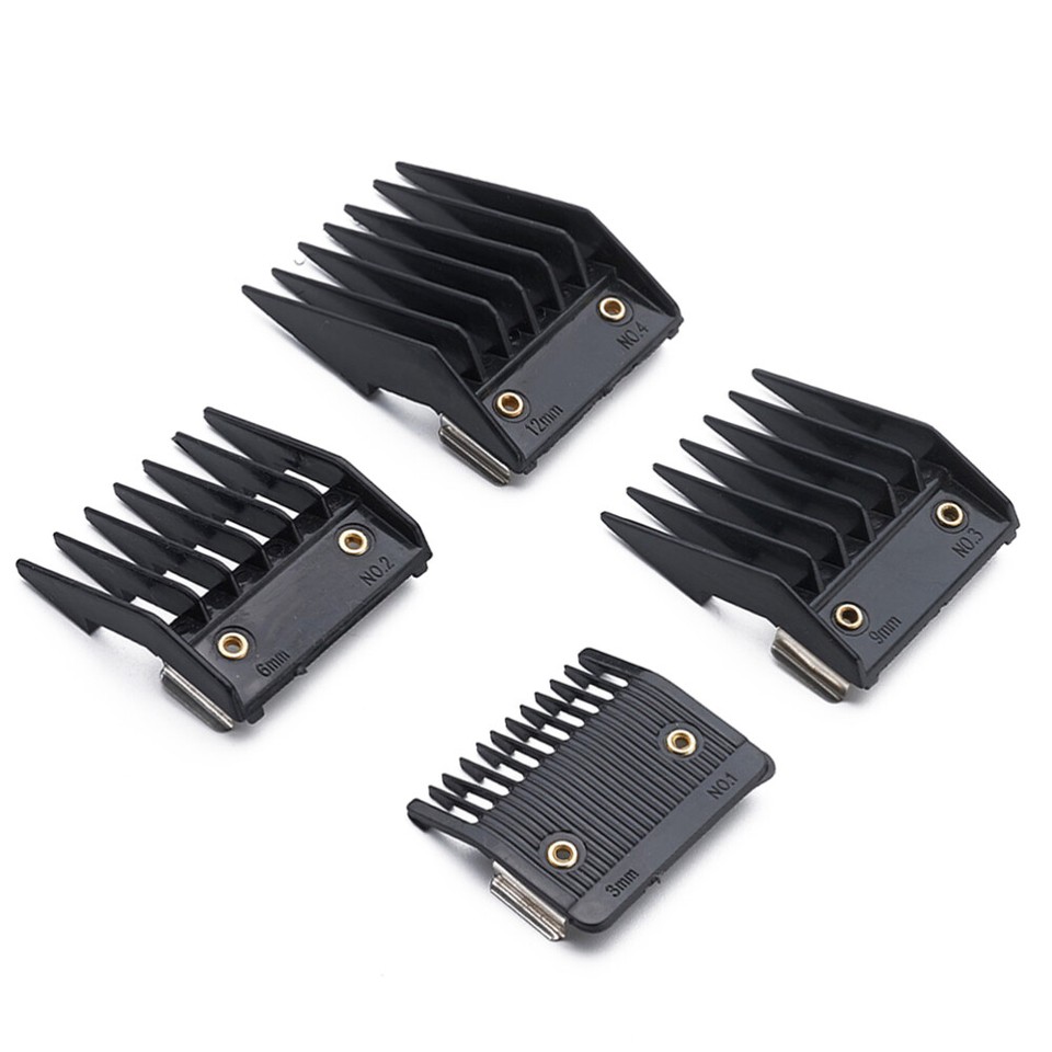 4PCS beard trimmer comb Beard Shaper Guide Limit Comb Attachment Hair ...