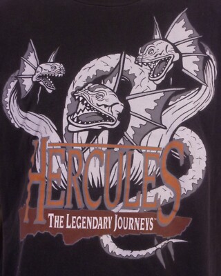vintage 90s rare Hercules The Legendary Journeys T-Shirt TV Show Kevin ...
