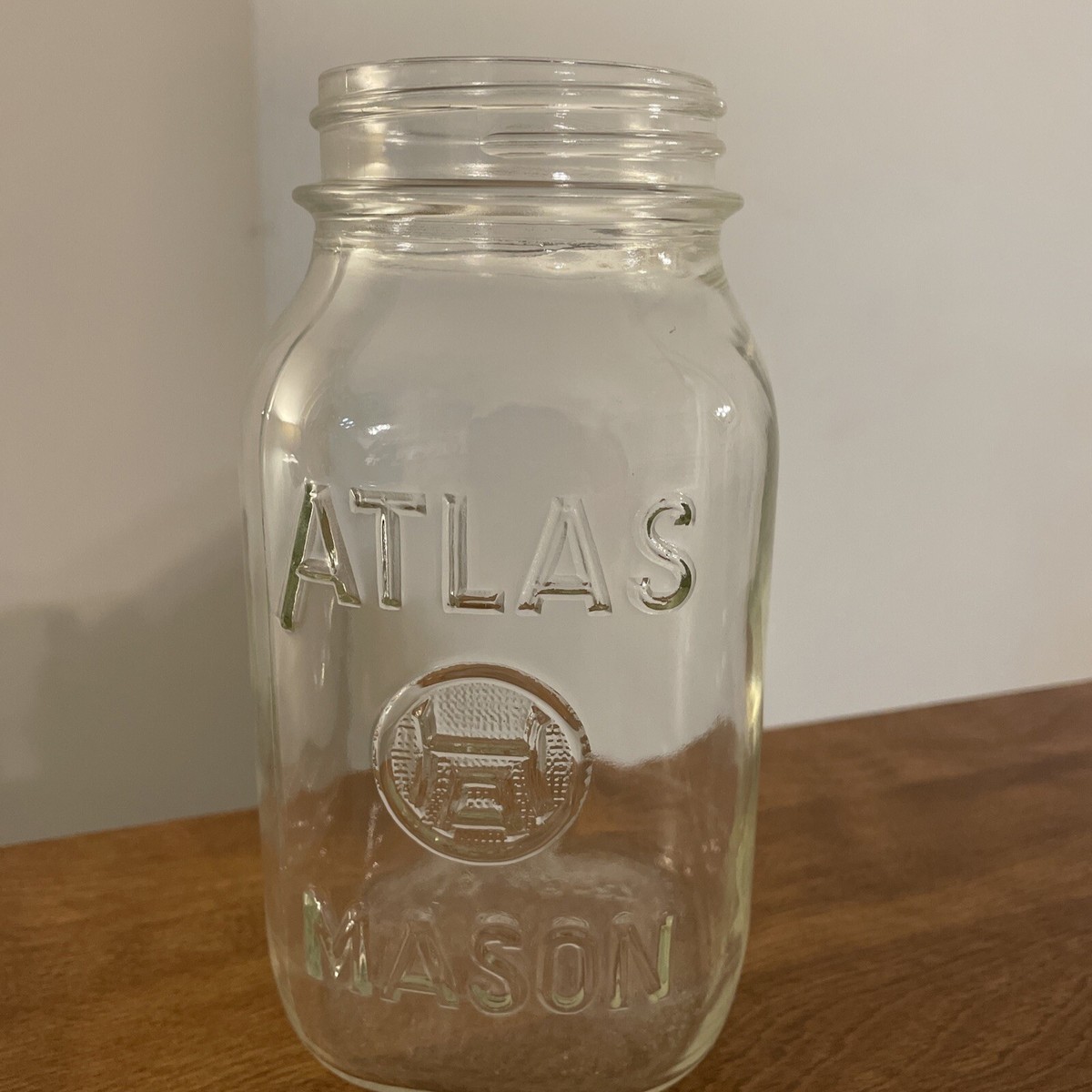 Atlas Mason Quart Jar Vintage Hazel Atlas Wholefruit Jar Wide Mouth