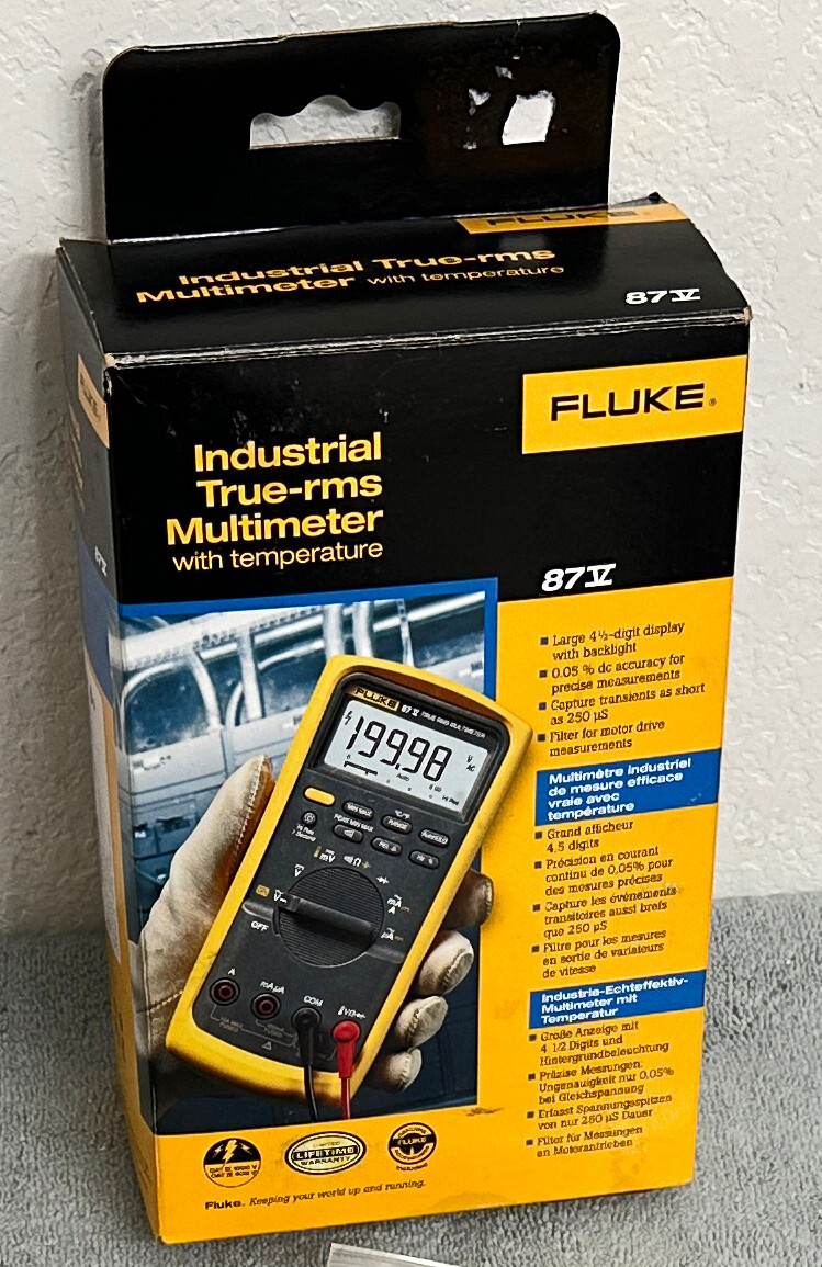 Fluke 87V Industrial True RMS Multimeter - New in Box! | eBay