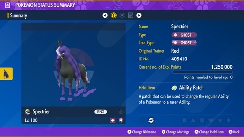 🔥6 IVs Battle Ready Spectrier | Pokemon Scarlet & Violet 🔥 | eBay