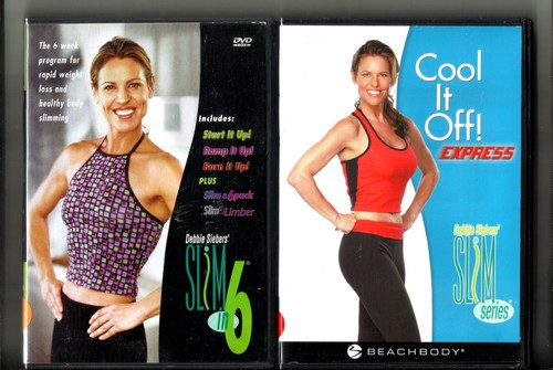 2 DEBBIE SIEBERS' SLIM IN 6 (2002, 2 DVD) & Cool It Off (2007, DVD ...