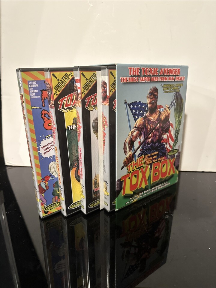The Toxic Avenger 1 2 & 3 Crusaders Set Tox Box 4 DVD Collection 2002 790357904433 | eBay