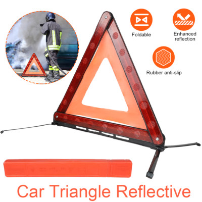 Reflective Emergency Warning Triangle for Vehicle Breakdown Safety ...