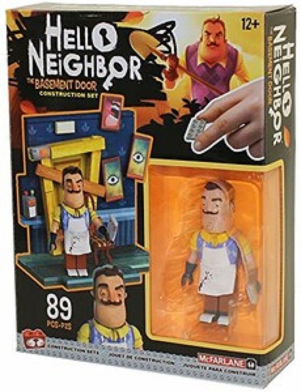 Hello Neighbor The Basement Door Construction Set Mcfarlane 89 Pieces ...