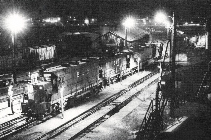 Benwood Yard Baltimore Ohio Engine Terminal Coaling Tower Diesel Vtg ...